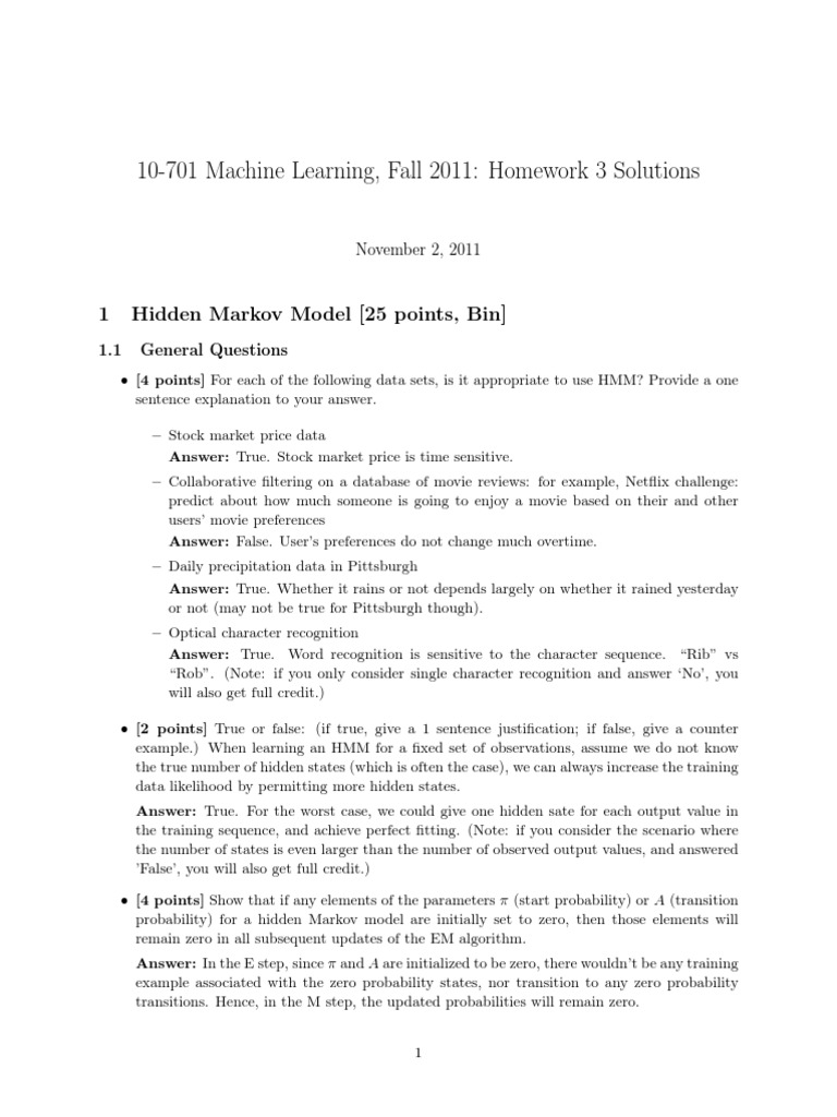 hw3 Solution | Download Free PDF | Applied Mathematics | Statistical Models
