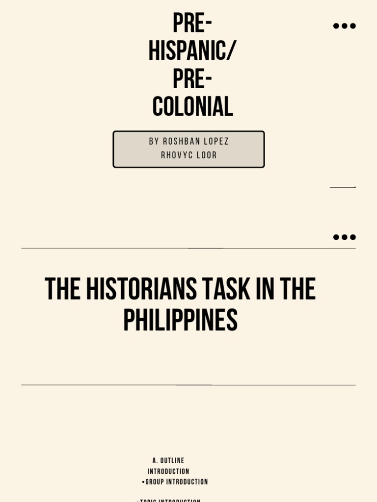 Pre Colonial | PDF | Philippines | Spanish Empire