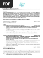 SAP BODS Sample Resume 2 | PDF | Sql | Sap Se