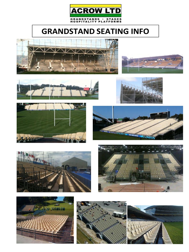 Pakar Grandstand Seating Specs | PDF | Stairs | Truss