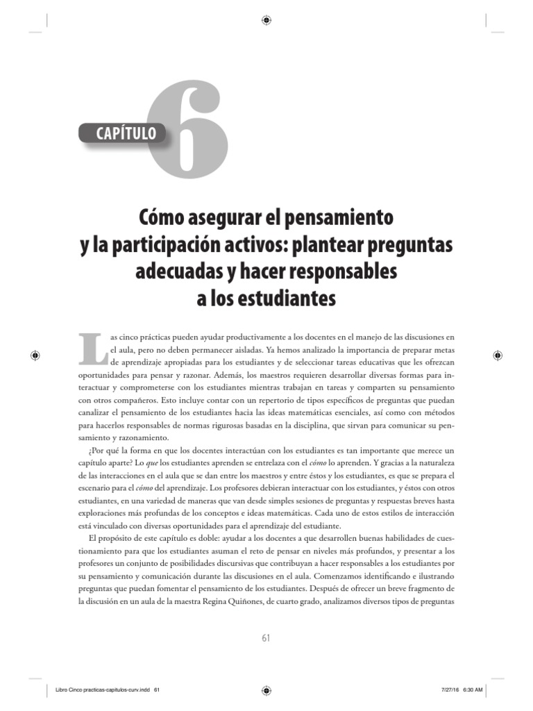 15b. NCTM (2015), CAP. 6 | PDF | Pensamiento | Triángulo