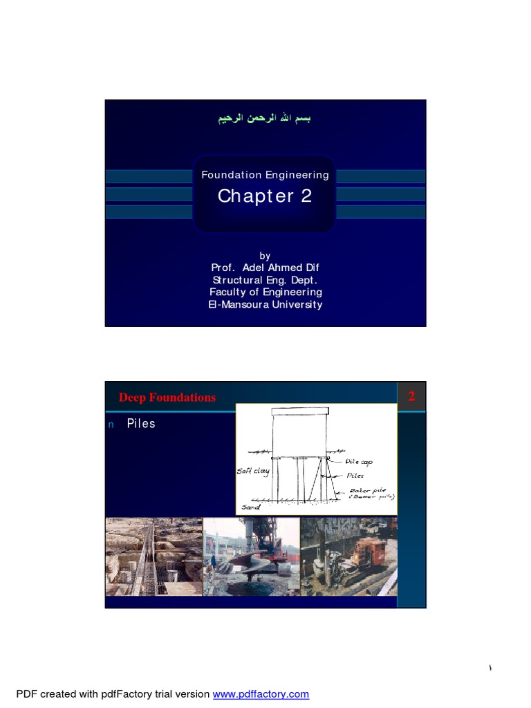 Chapter 2.ppt (Compatibility Mode) | PDF | Deep Foundation | Architectural Design