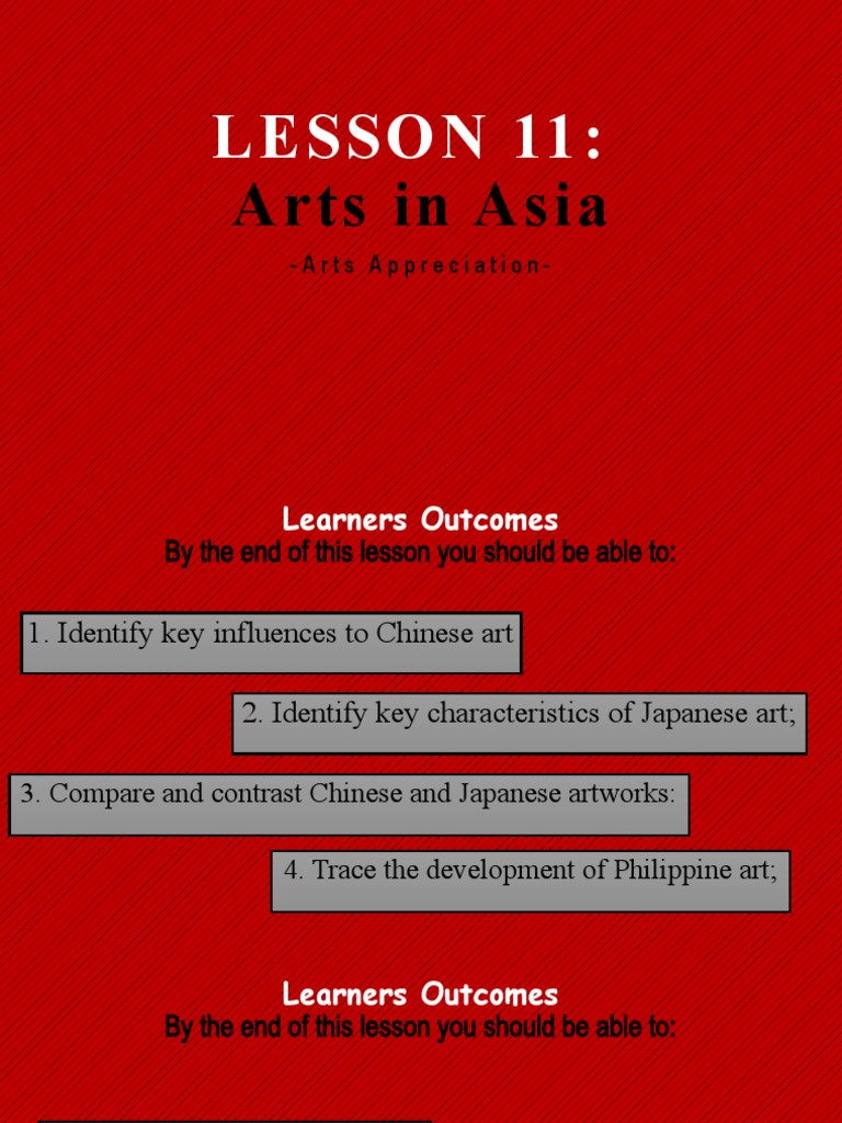 LESSON 11 Edited | PDF | Japanese Art | China