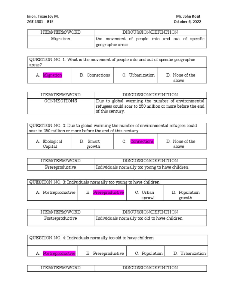 M6 Assignment 6 Pdf Urban Sprawl Sustainable Development