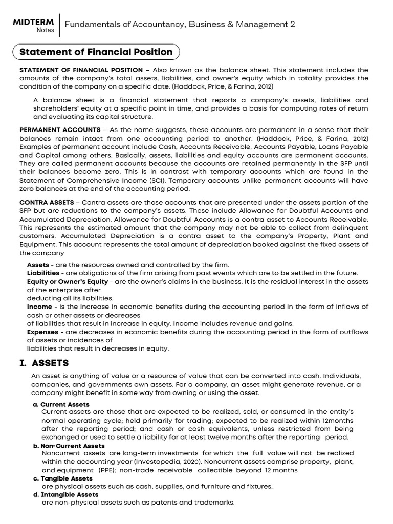 Fundamentals of Accountancy, Business & Management 2 | PDF