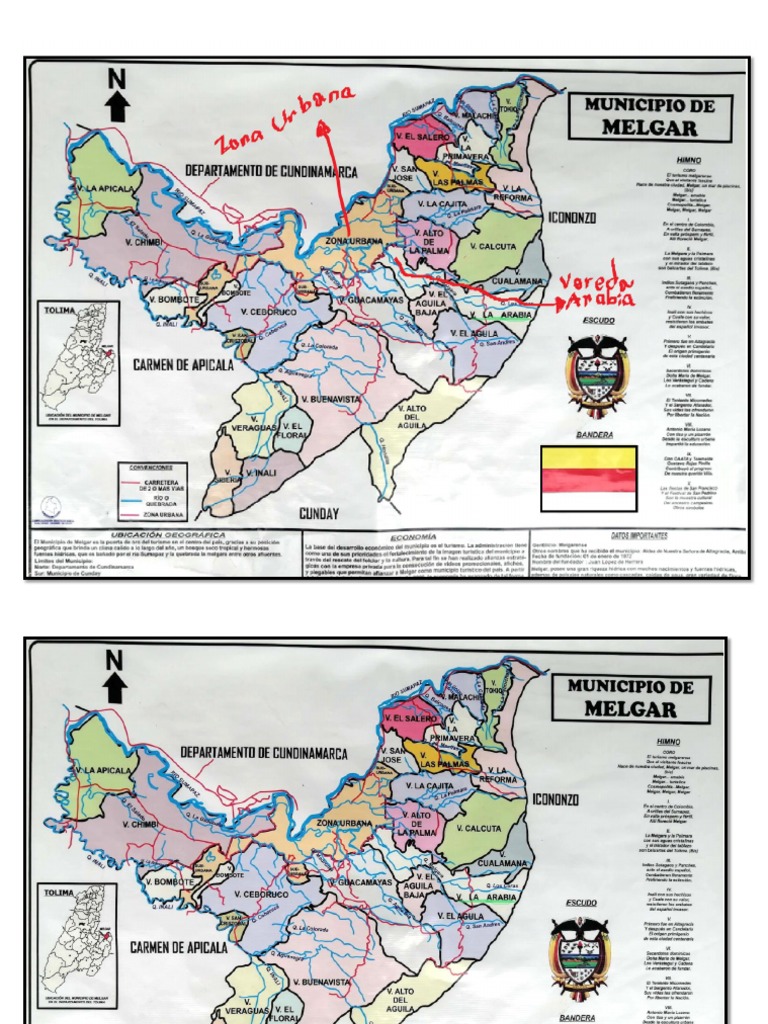 Mapa Del Melgar Politico PDF | PDF