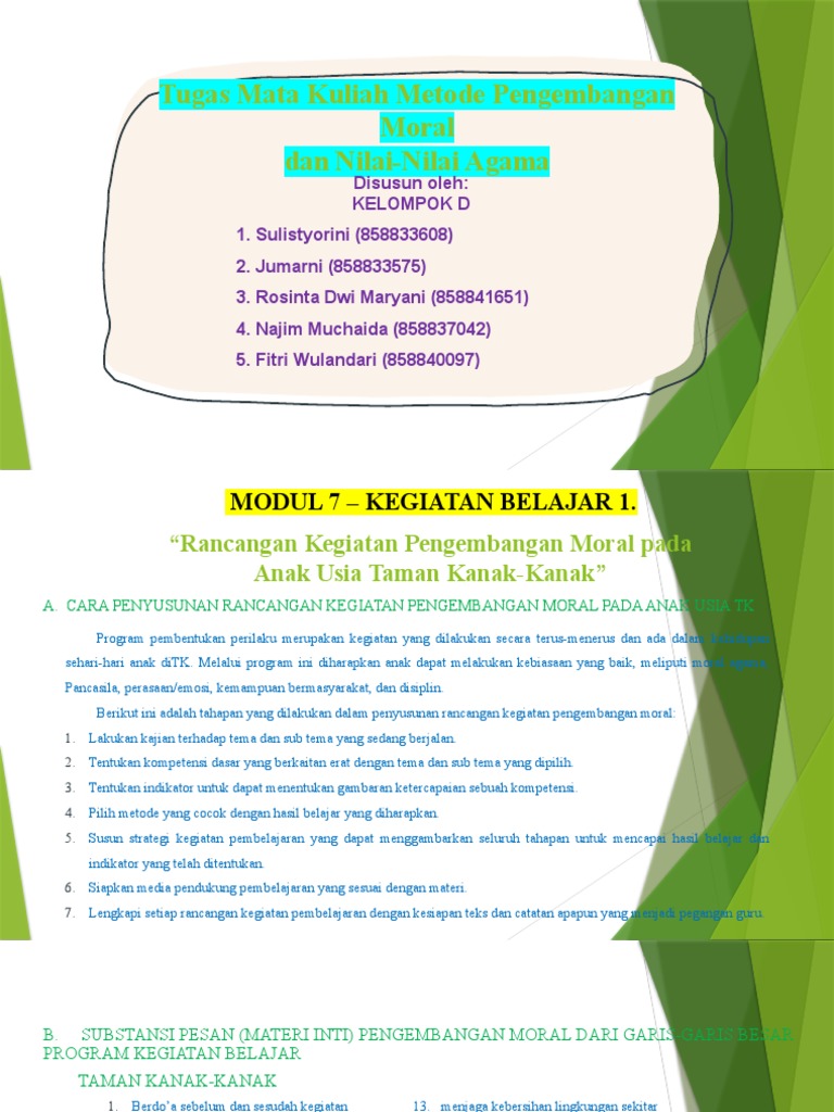 Nam Modul 7 KB 1 & KB 2 | PDF