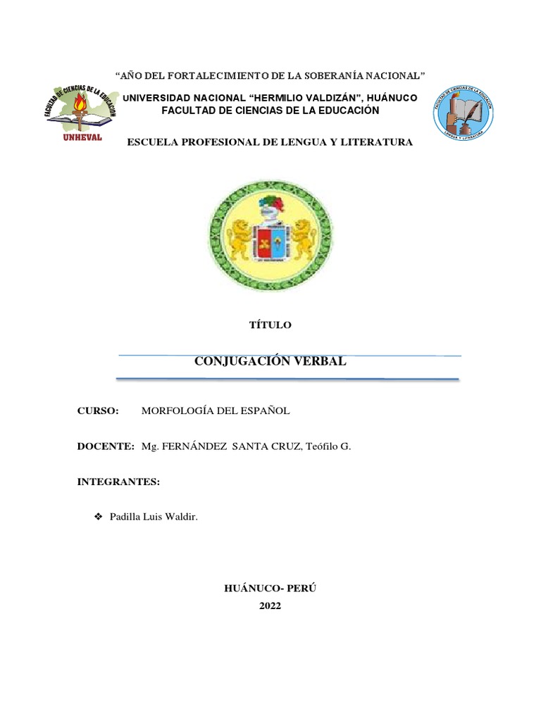 Conjugación Del Verbo (Hacer) | PDF | Verbo | Conjugación gramatical