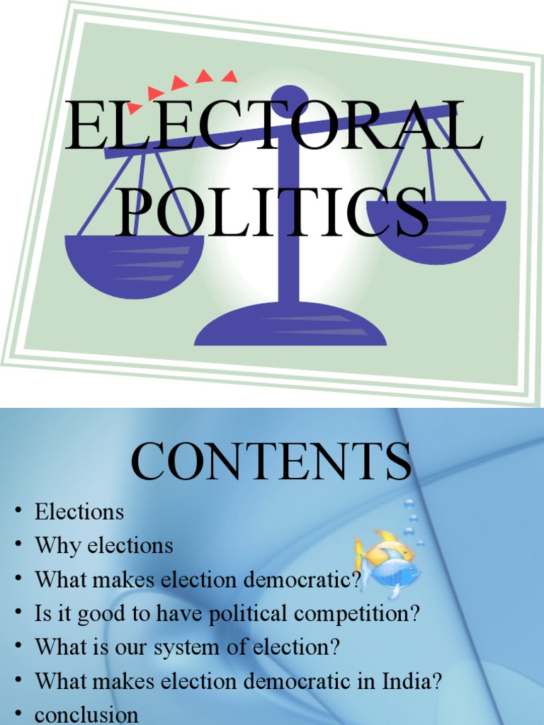 Electoral Politics | PDF | Electoral District | Elections