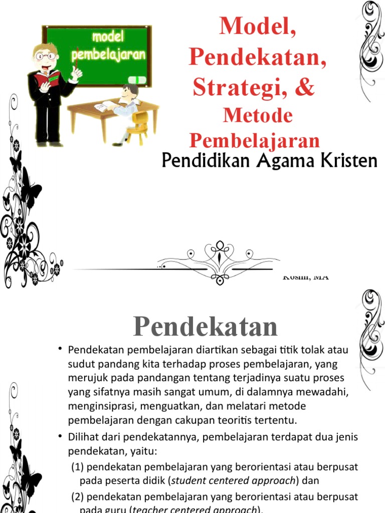 Model, Strategi, Pendekatan Dan Metode Pak | PDF