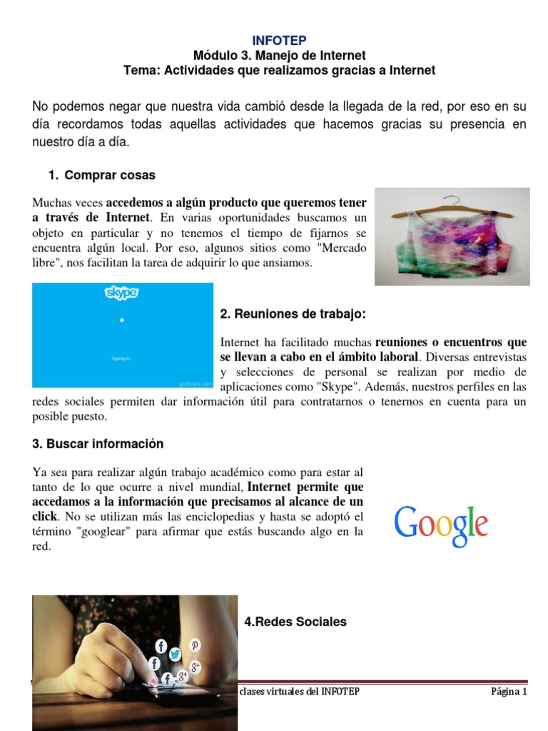 Guía Act.1 Mod.3 | PDF | Internet | Información