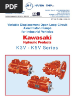Kawasaki K3VL Parts Catalog Overview | PDF | Horsepower | Pump