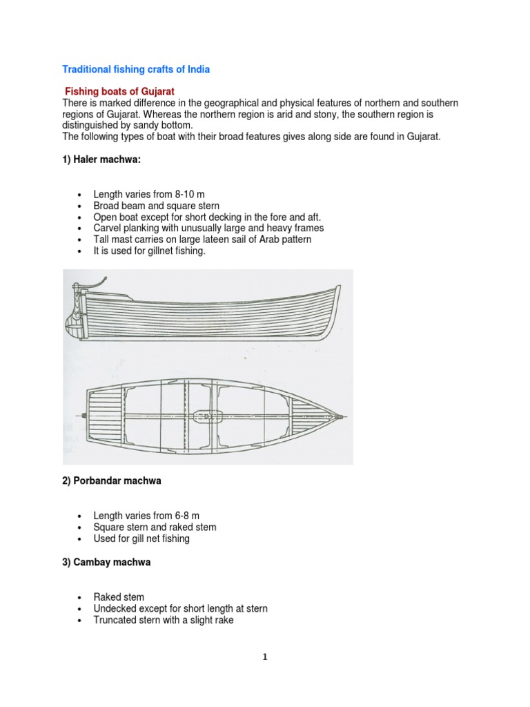 Traditional Fishing Crafts of India | PDF | Stern | Boats
