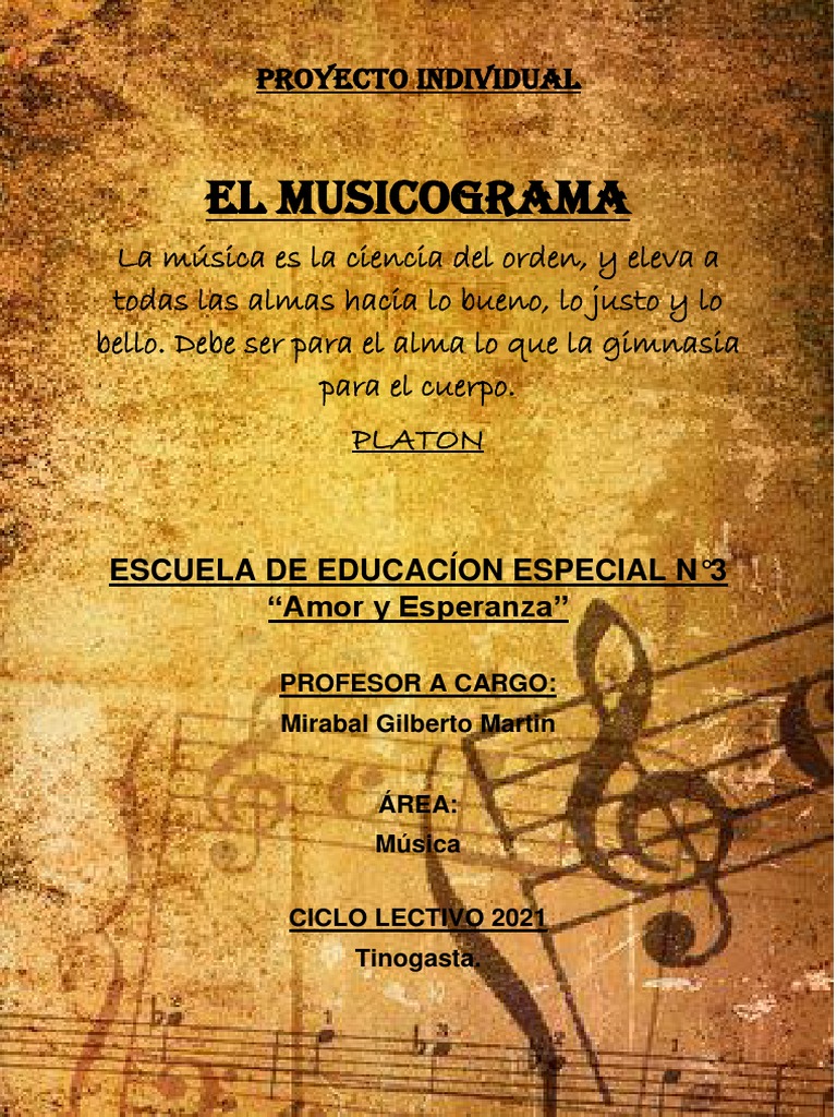Proyecto Actividades Musicales | PDF | Aprendizaje | Ritmo