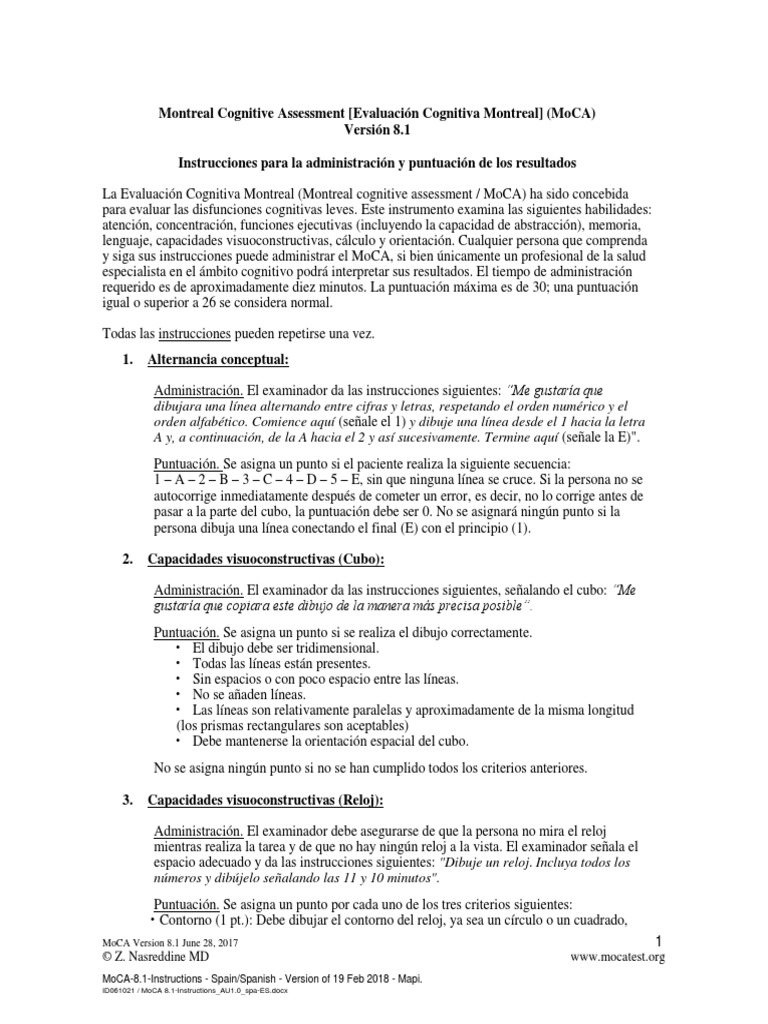 MOCA 8.1 Spanish | PDF | Memoria | Reloj