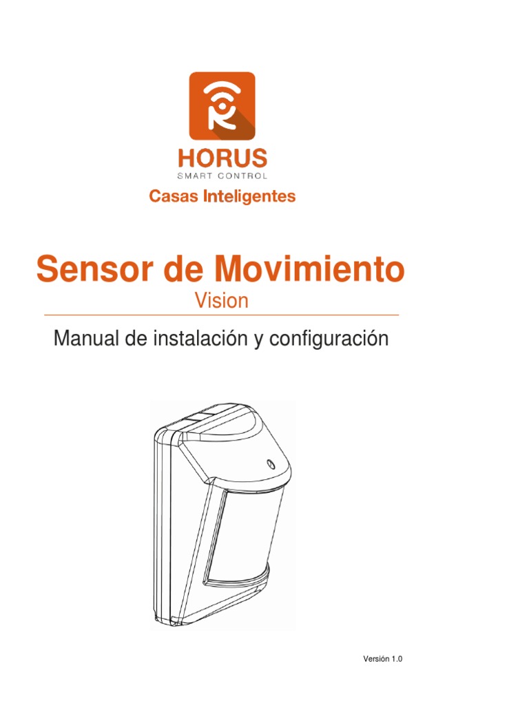 Manual de Sensor de Movimiento VISION | PDF | Sensor | Informática