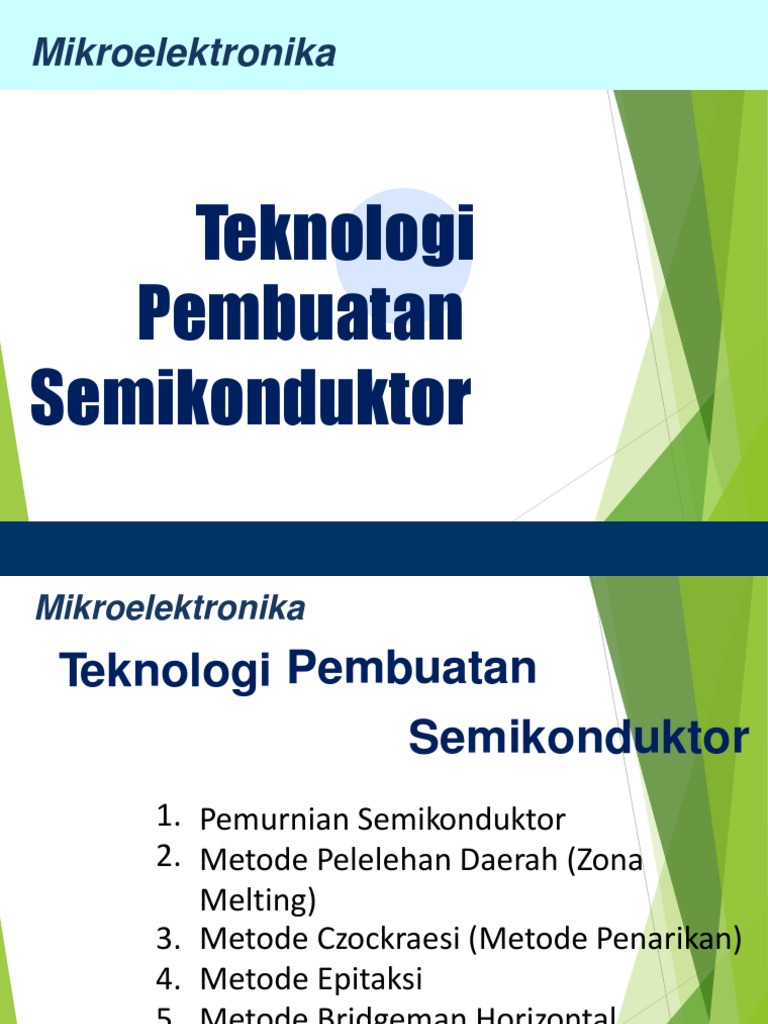 06 Teknologi Pembuatan Semikonduktor Rev-Bahan Ajar | PDF