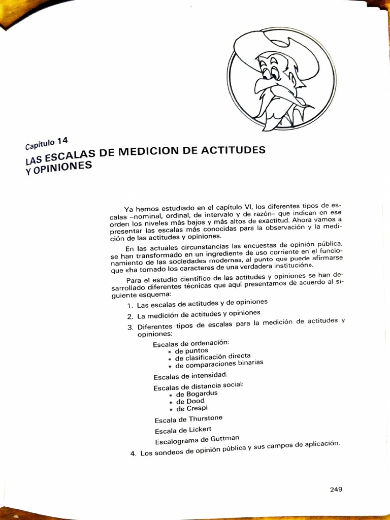 Escala de Likert. Escalograma Gutmann | PDF | Medición | Actitud ...