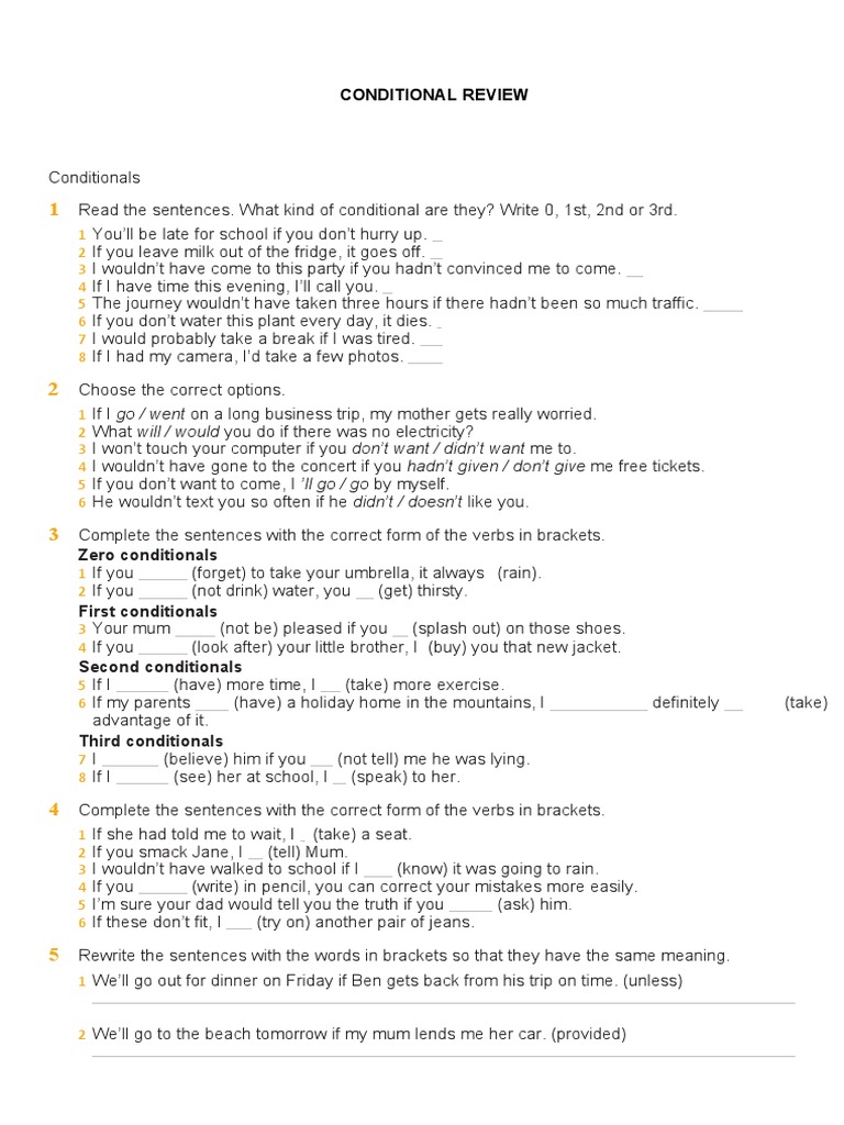 Conditional Review | PDF
