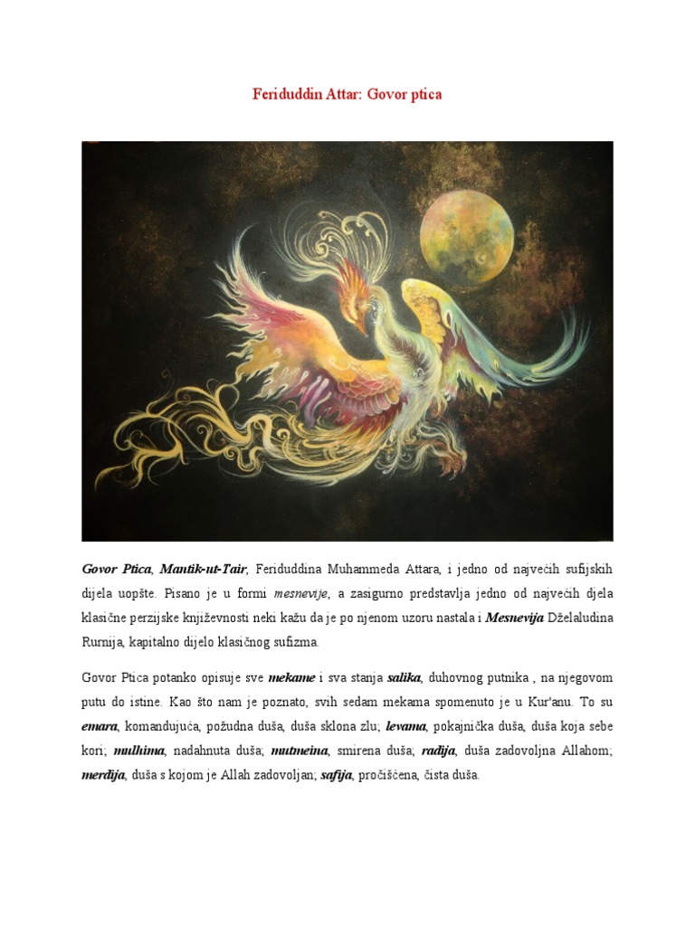 Feriduddin Attar Govor Ptica | PDF