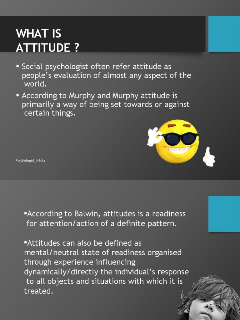 What is an attitude? Understanding the components and formation of attitudes | PDF | Attitude ...