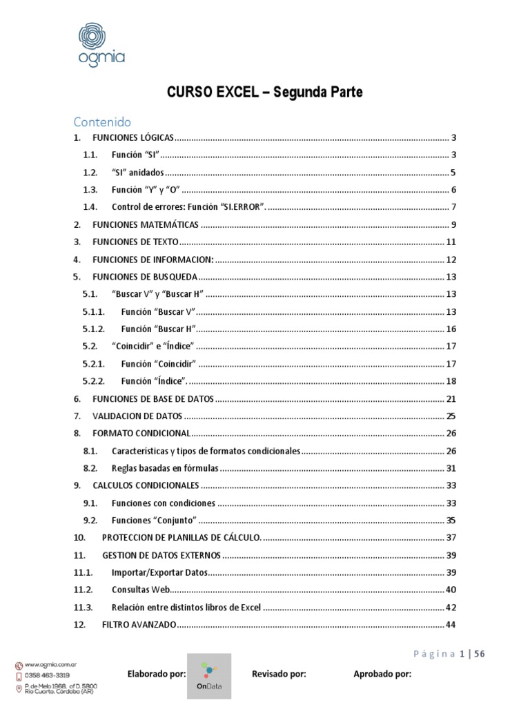 Excel 2parte | PDF | Argumento | Microsoft Excel