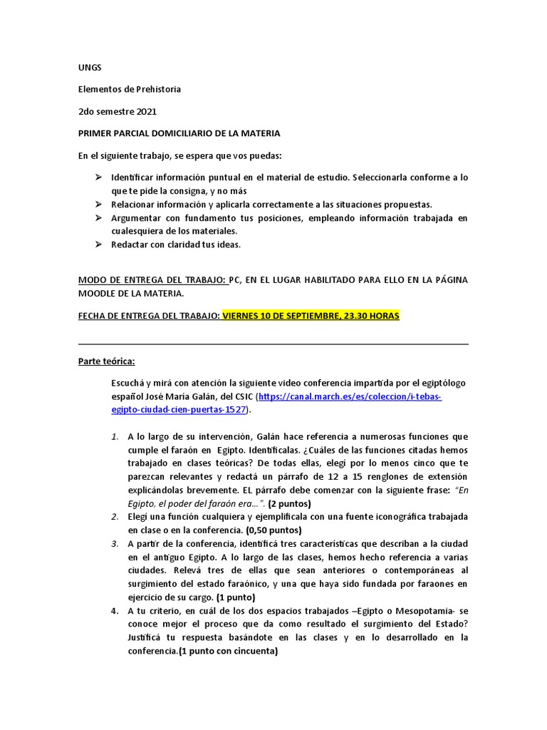 1 Parcial Cursada 2do Cuatrimestre 2021 | PDF | David 1 Parcial Cursada 2do Cuatrimestre 2021 | PDF | David