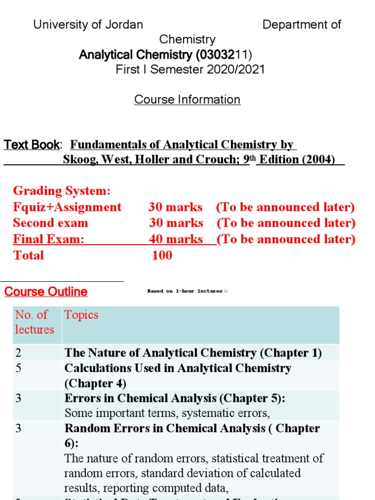 Skoog, West, Holler and Crouch 9 Edition (2004) | PDF | Mole (Unit) | Analytical Chemistry
