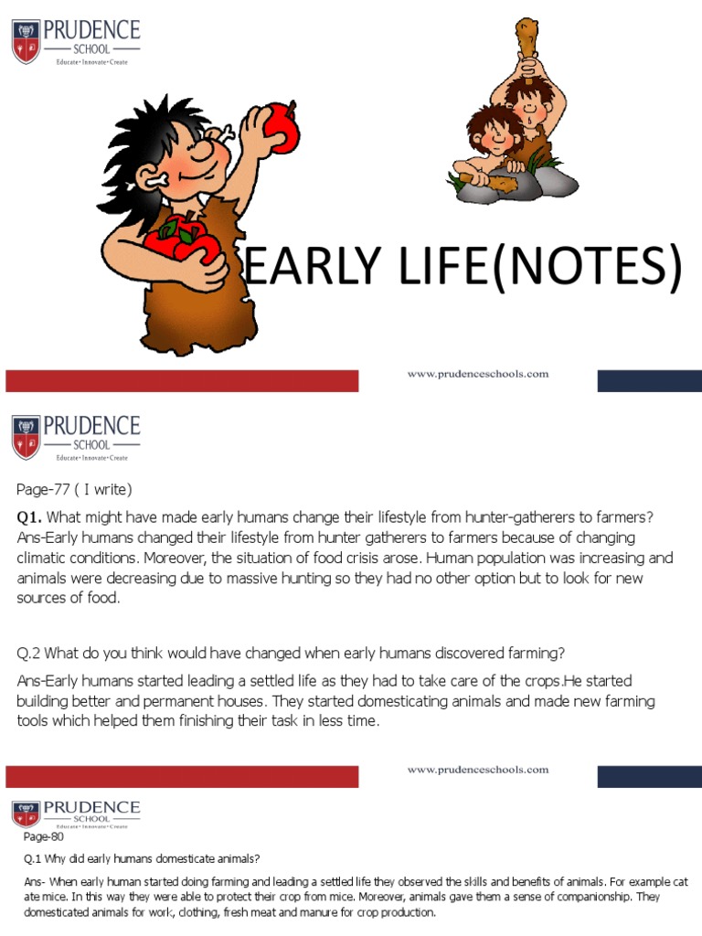 G5 Early Life Notes | PDF | Pottery | Hunter Gatherer