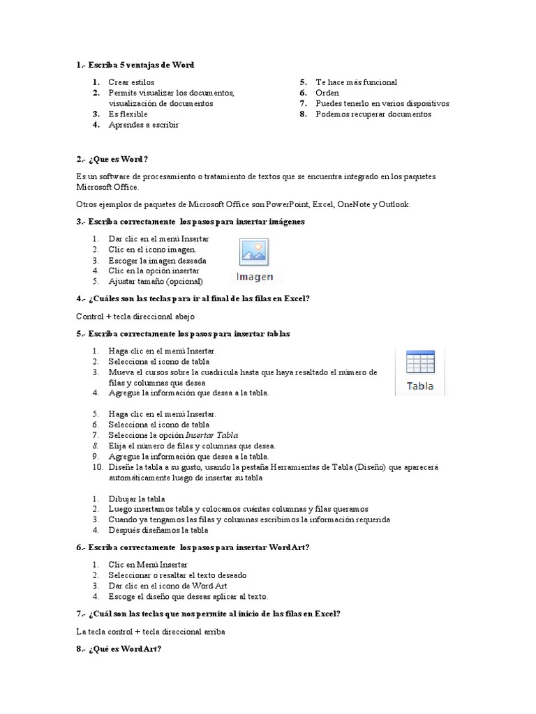 Pregunta de Informatica Aplicada | PDF | Microsoft Excel | Microsoft Word