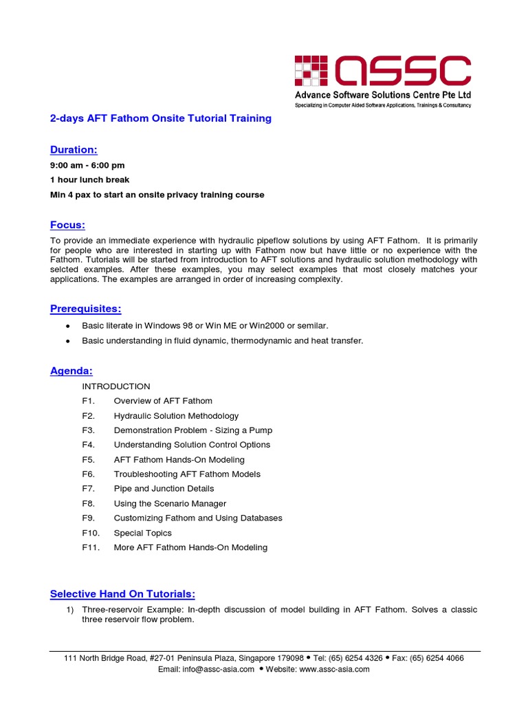 2 Day Fathom Tutorial Training 2018 | PDF 2 Day Fathom Tutorial Training 2018 | PDF