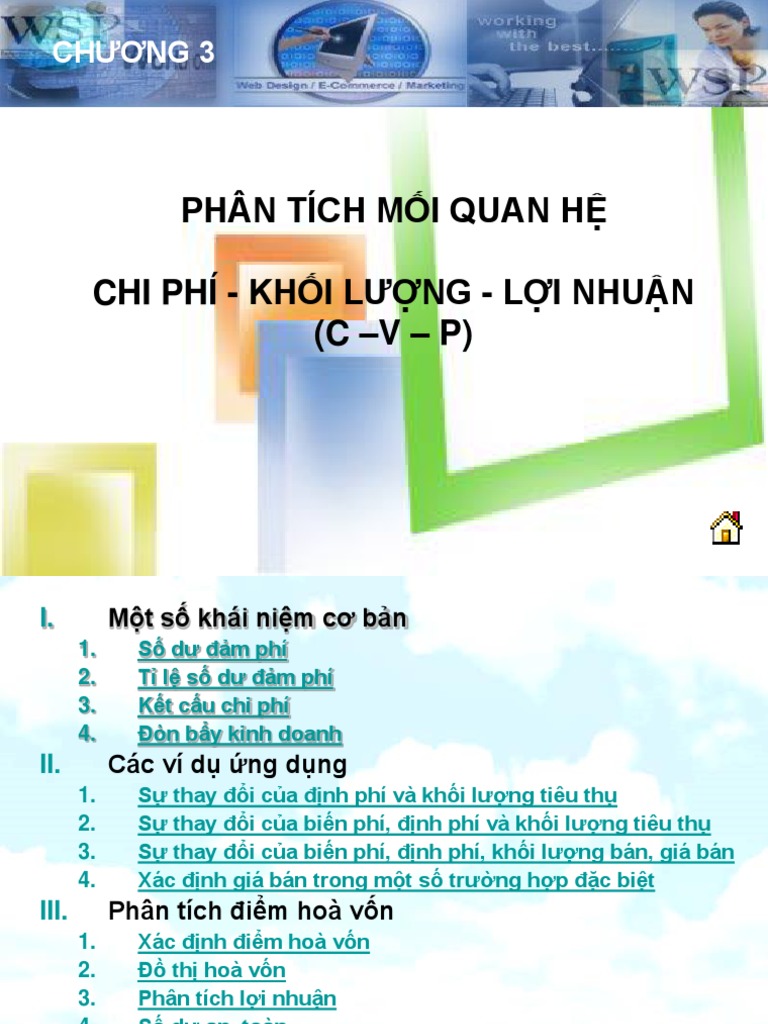 KTQT Chuong 3 PT QUAN HE C-V-P | PDF