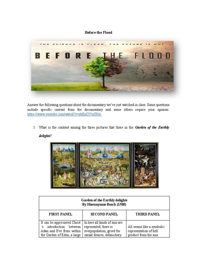 Before The Flood | PDF | Climate Change | Environmental Impact