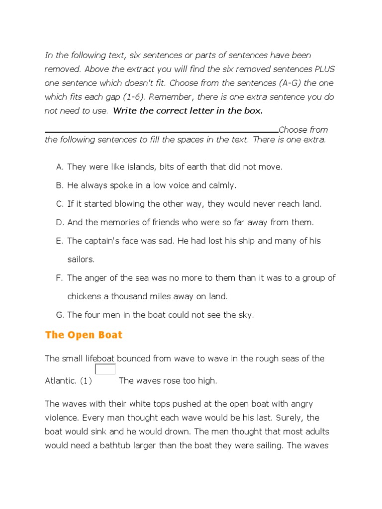 Gapped Text 106 Practice | PDF