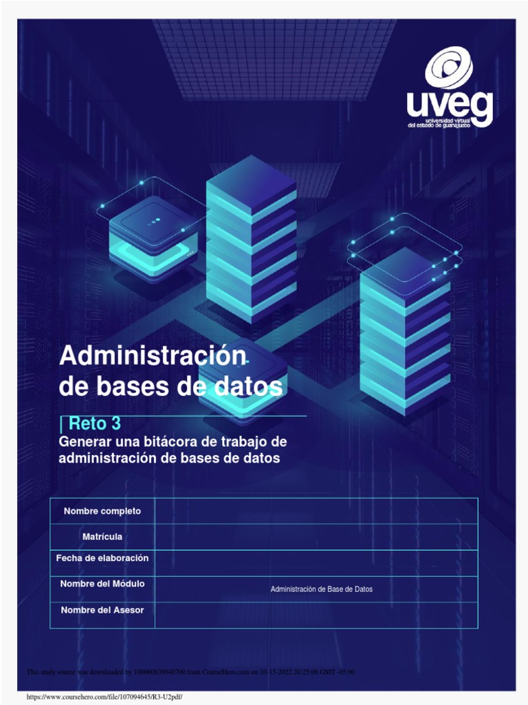 Bitácora de Administración DBMS | PDF | Bases de datos | Gestión de la información