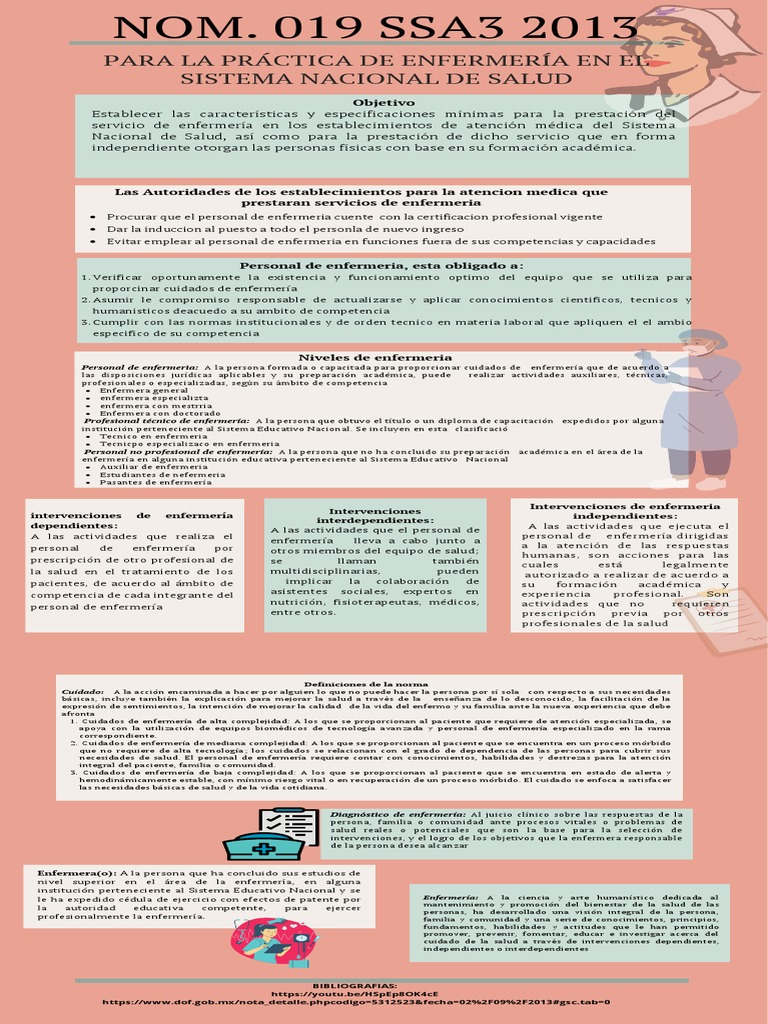 Nom 019 Ssa3 2013 | PDF | Enfermería | Cuidado de la salud