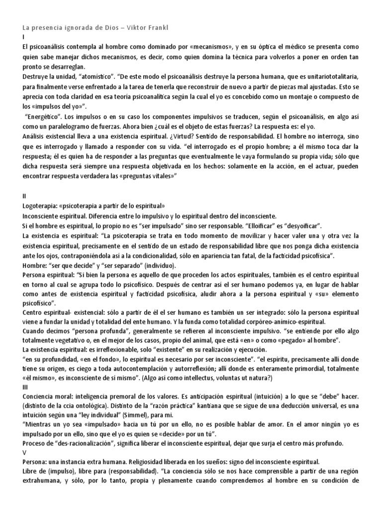 La Presencia Ignorada de Dios en Psicoterapia | PDF | Mente ...