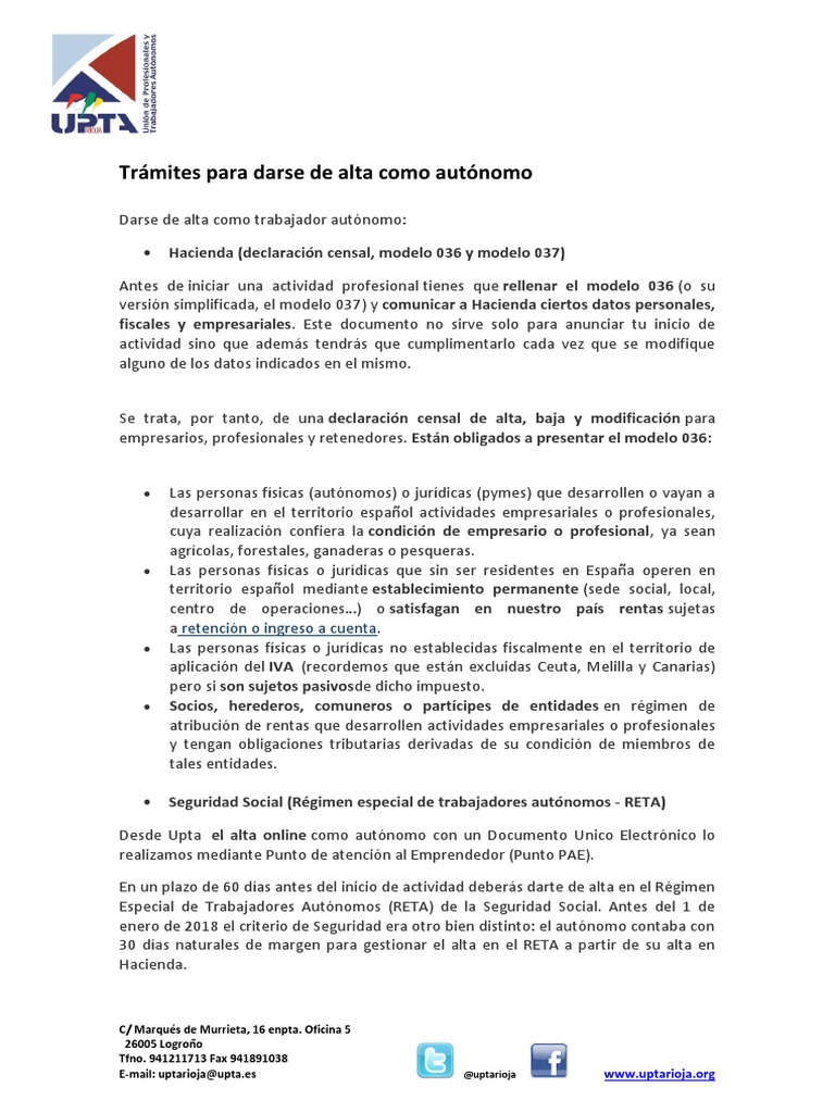 Guia Como Hacerse Autonomo | PDF | Visa de viaje | Organización mutua