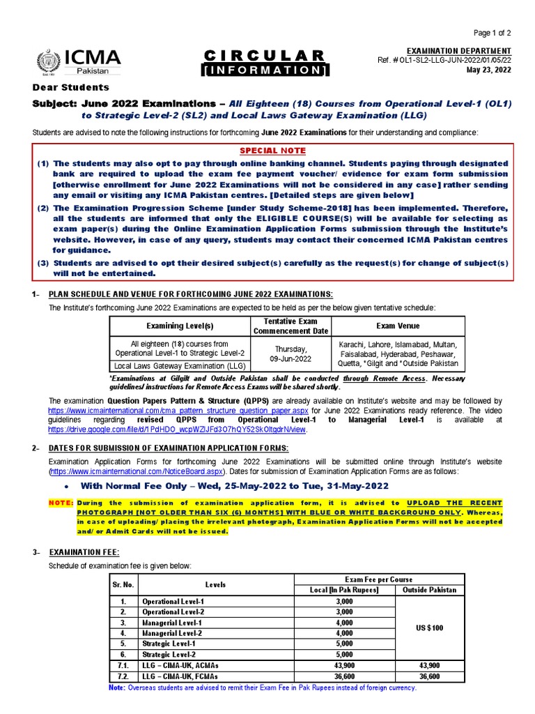 Cir Exm Ol1-Sl2 23052k22 | PDF | Payments | Voucher