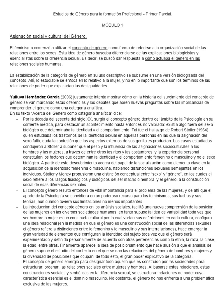 Estudios de Género en Formación Profesional | PDF | Género | Estudios ...