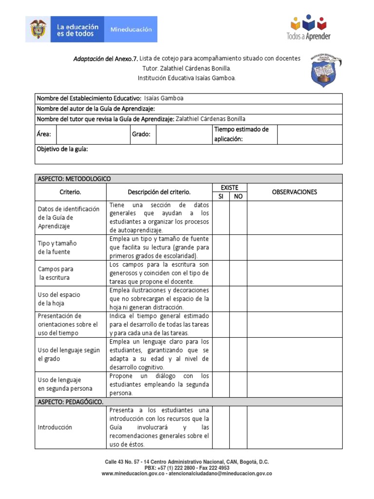 Realimentacion Guia de Aprendizaje | PDF | Aprendizaje | Cognición