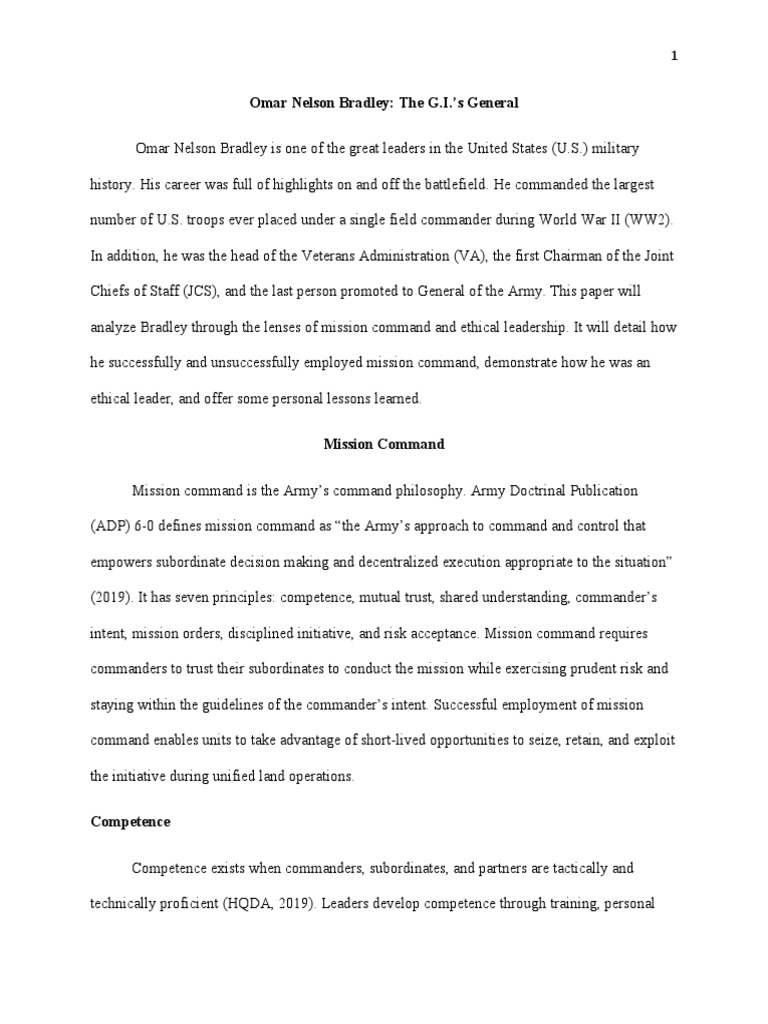 Leadership Case Study | PDF | Operation Overlord | Military