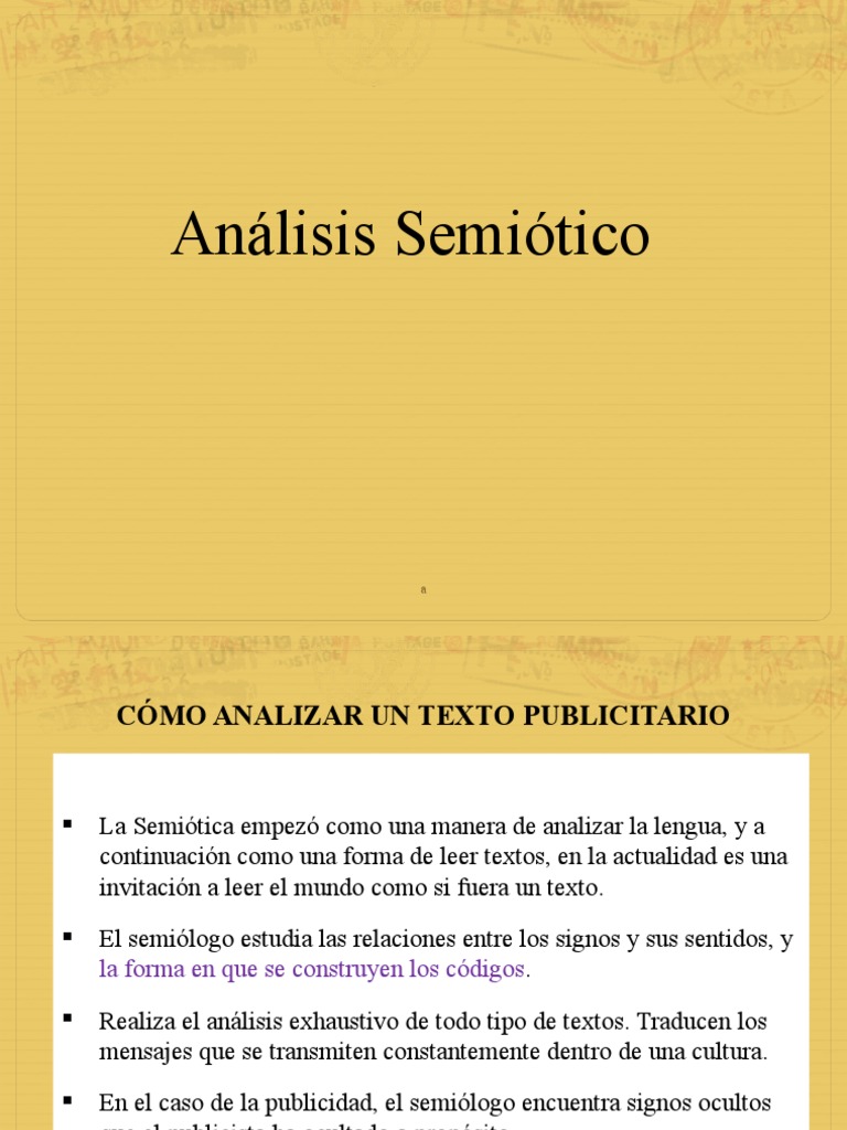 Analisis Semiotico Signo Grafica | PDF | Los símbolos | Publicidad