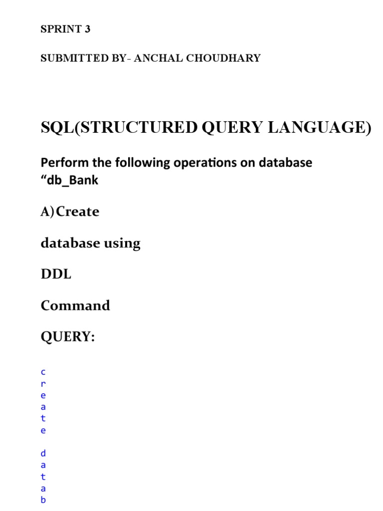Sprint3 (1) | PDF | Microsoft Sql Server | Microsoft Excel