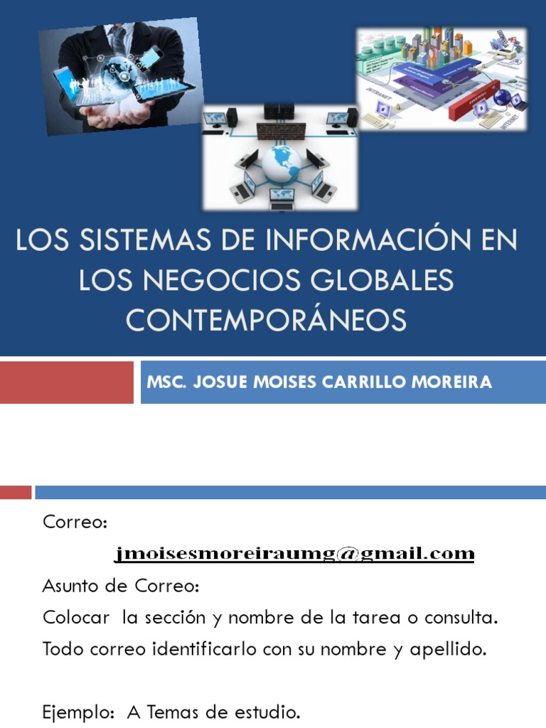 Presentación - Los Sistemas de Información | PDF | Sistema de ...