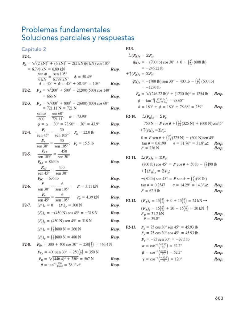 Solucionario Hibeeler | PDF