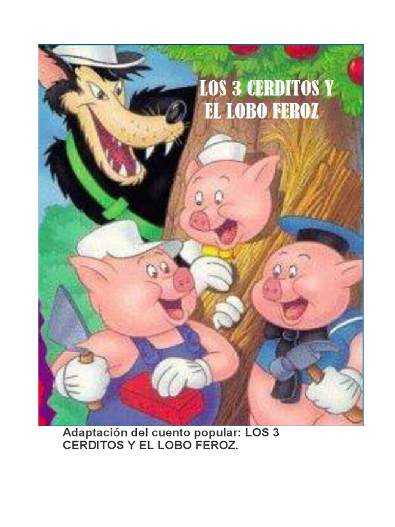 Portada del cuento Los Tres Cerditos | PDF | Novela negra, policíaca y ...