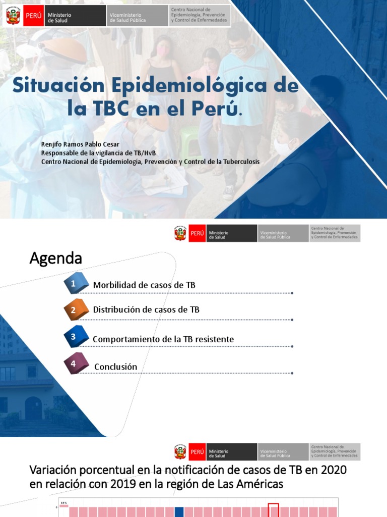 Situación Epidemiológica de La TBC en El Perú | PDF | Epidemiología ...