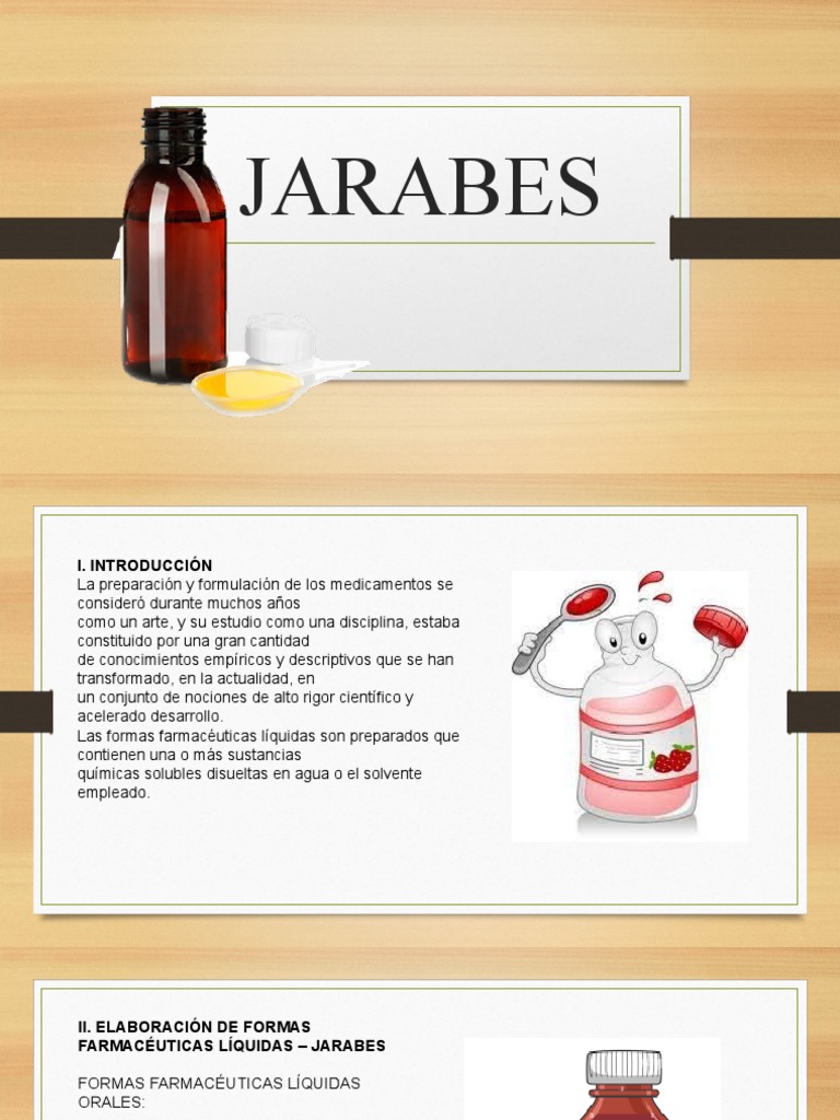 JARABES | PDF | Fructosa | Medicamentos con receta