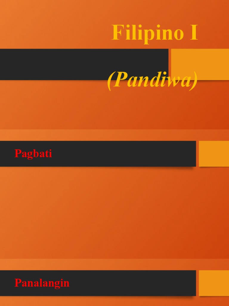 Filipino Subject | PDF